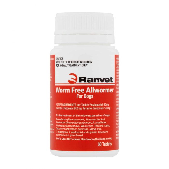 Worm Free Allwormer for Dogs | Ranvet